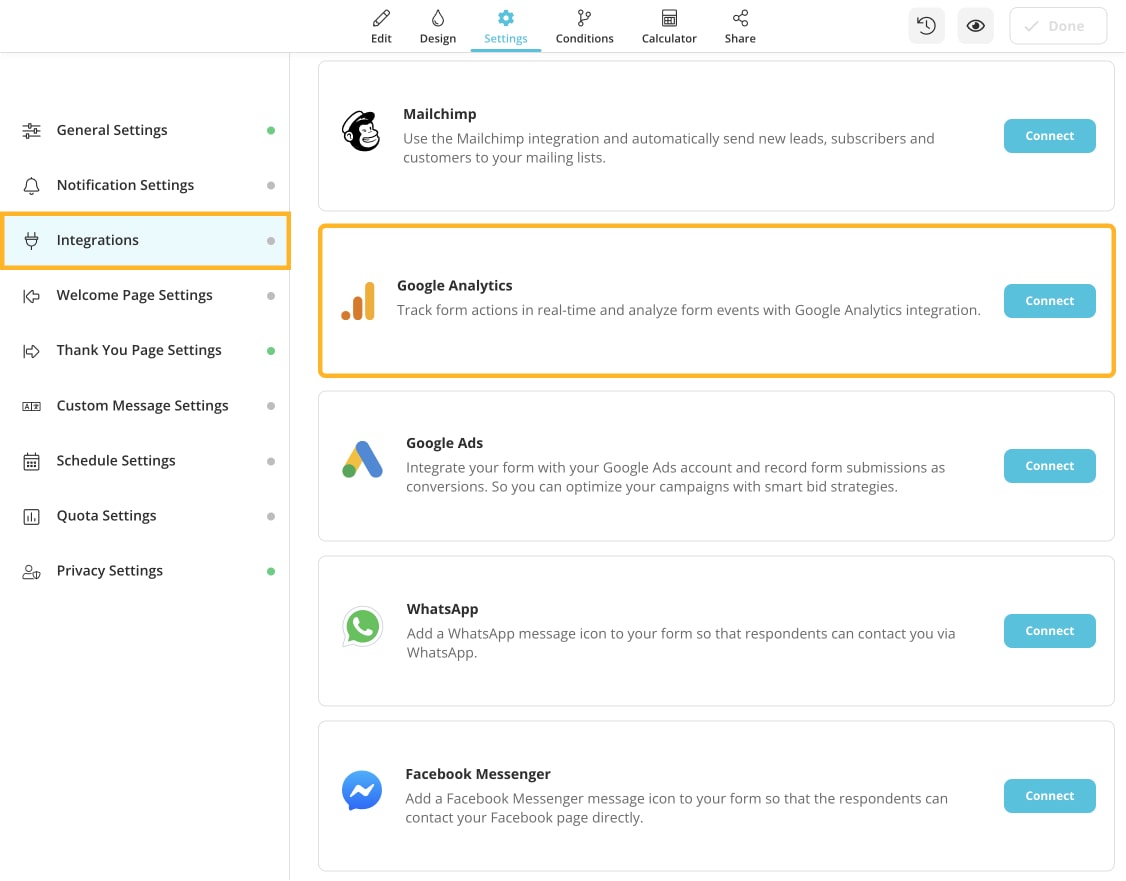 Google Analytics Integration | Help Center