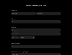 180+ Online Job Application Form Templates - forms.app