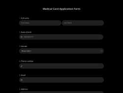Free Online Medical Form Templates - forms.app