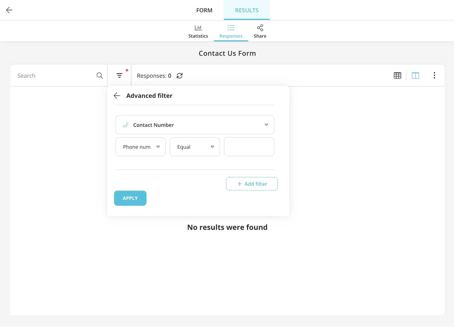How to filter form responses | Help Center