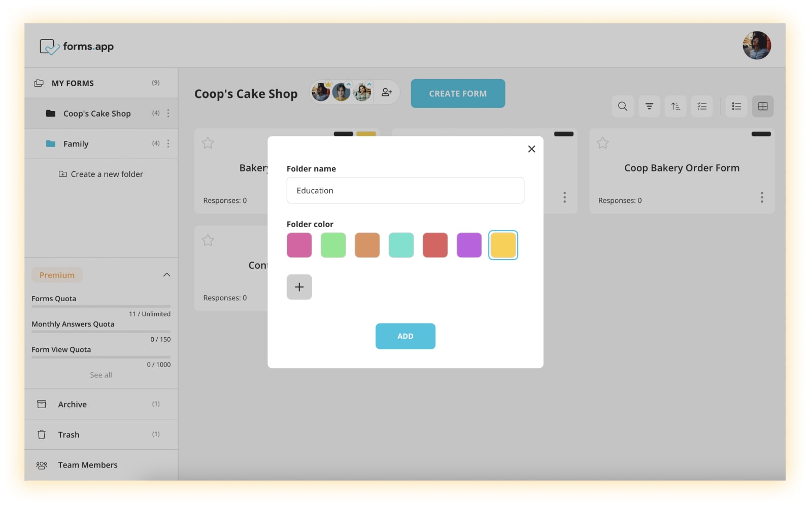 Introducing forms.app’s team collaboration feature
