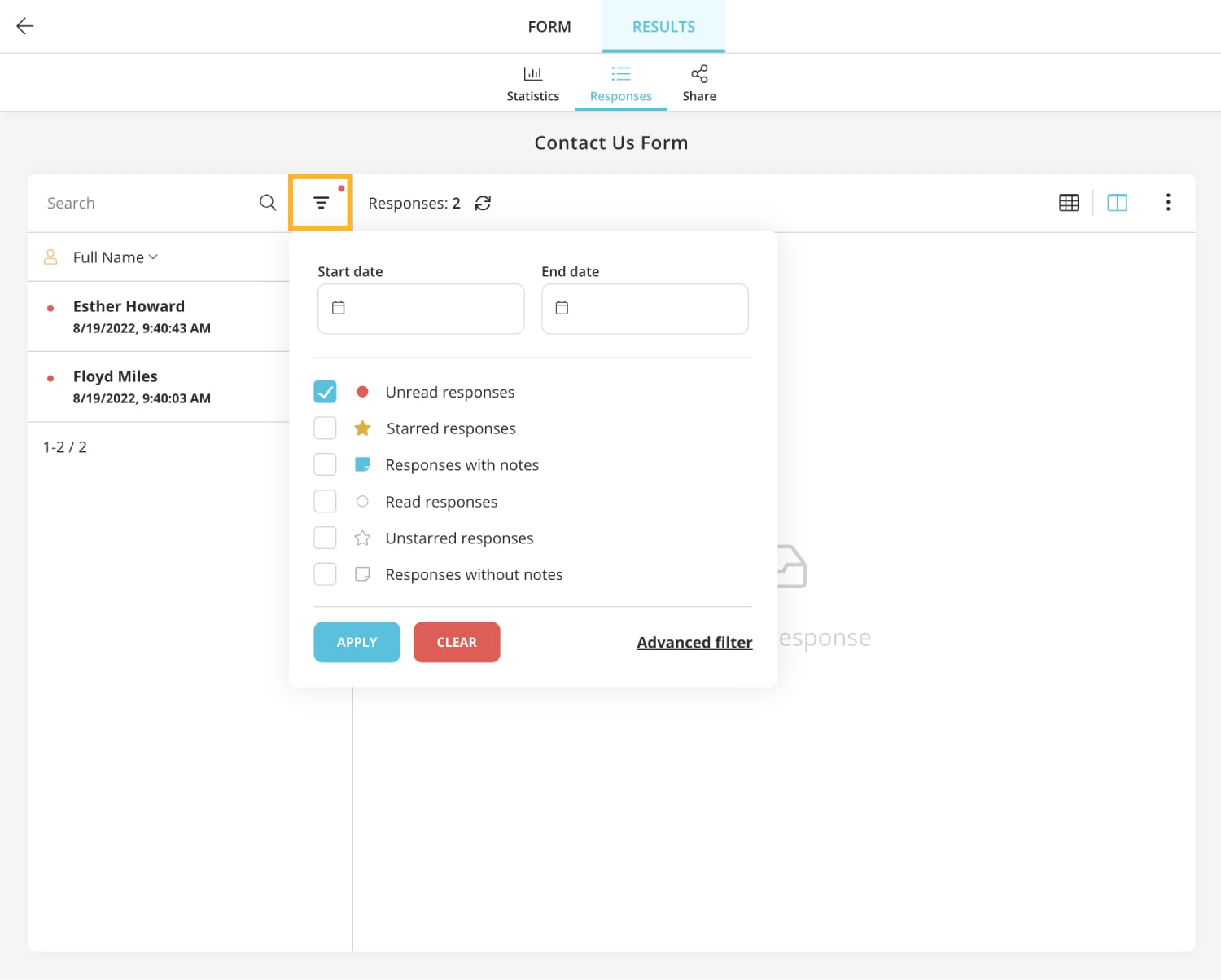 How to review form responses | Help Center