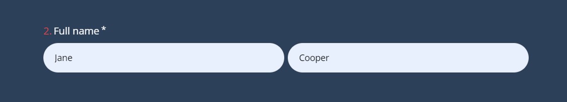 Full Name Field | Help Center
