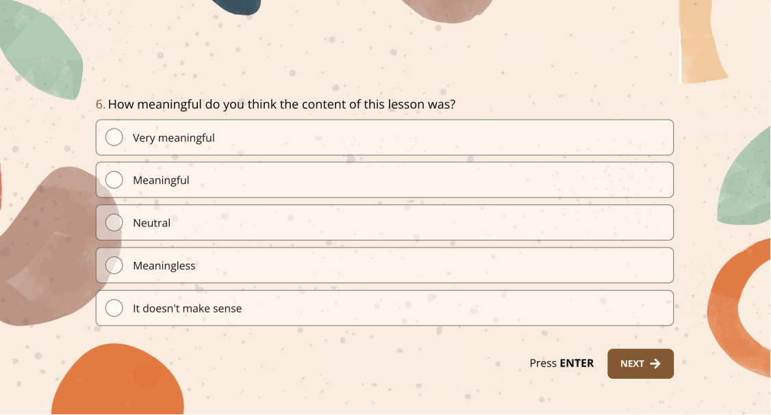 How to use a Likert scale in a survey (examples & tips)
