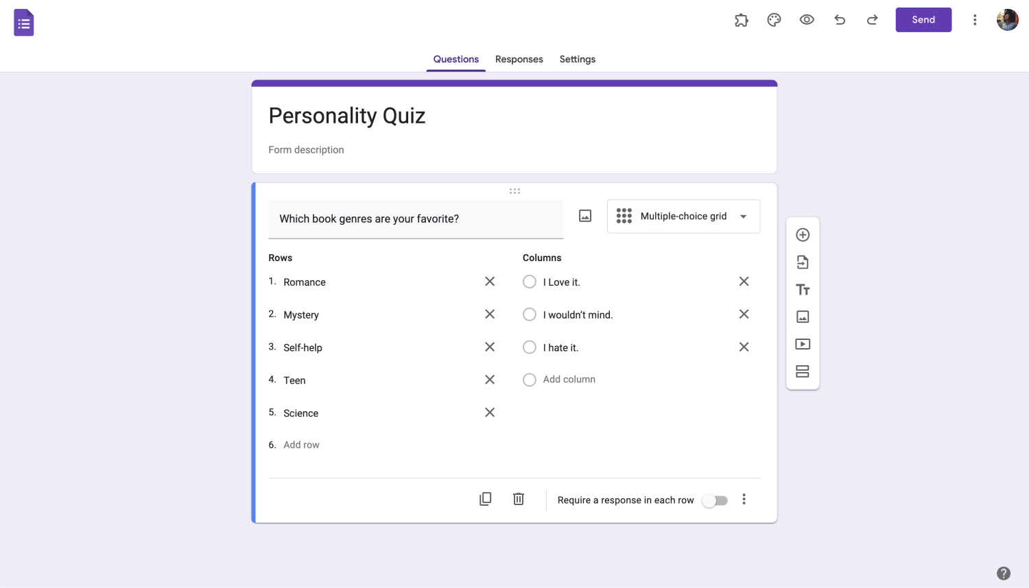 How To Create A Multiple choice Grid In Google Forms Forms app