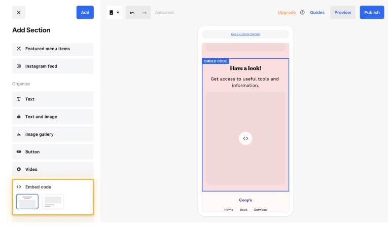 Embedding quizzes on a website (Steps & free templates)