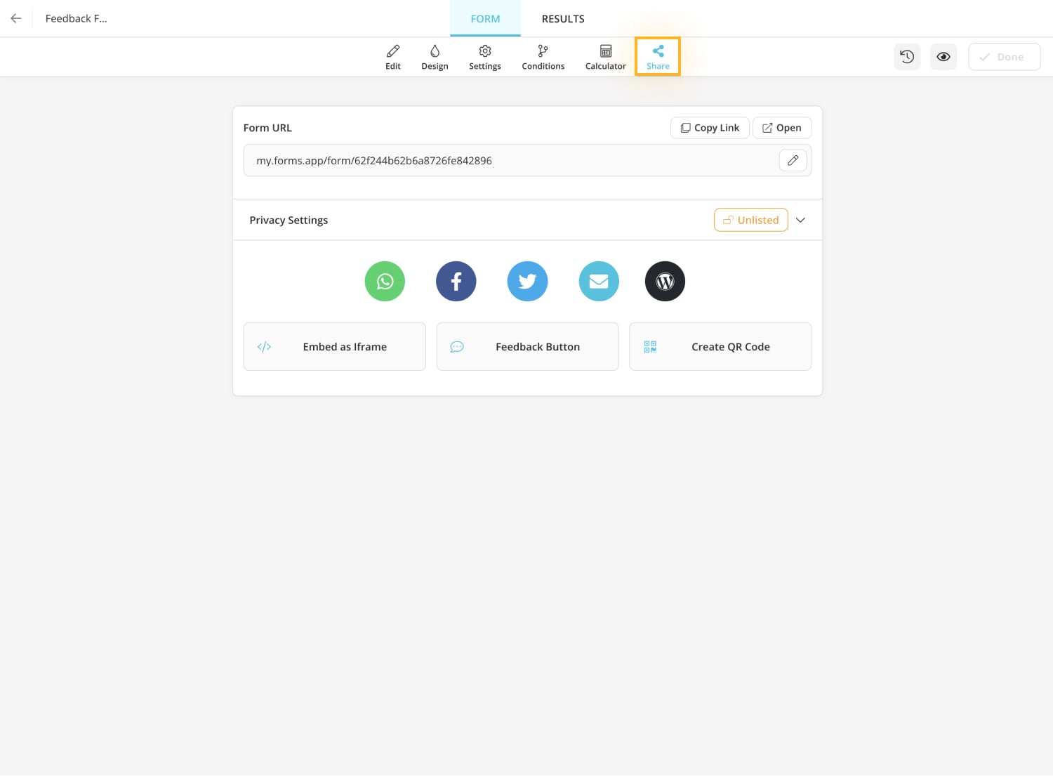 How to add a feedback button to your website | Help Center - forms.app