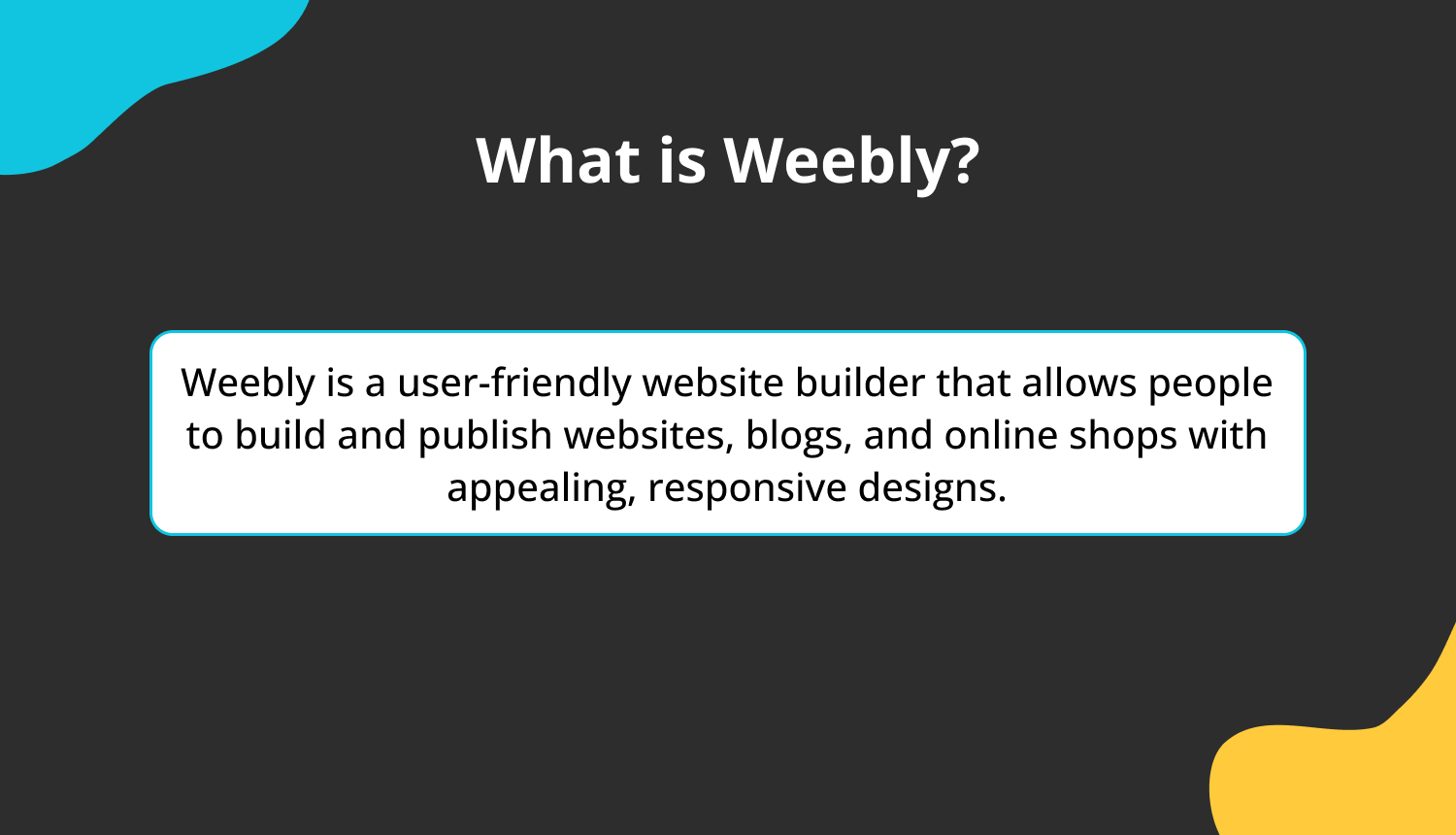 How to create online forms for a Weebly website (+ free templates)