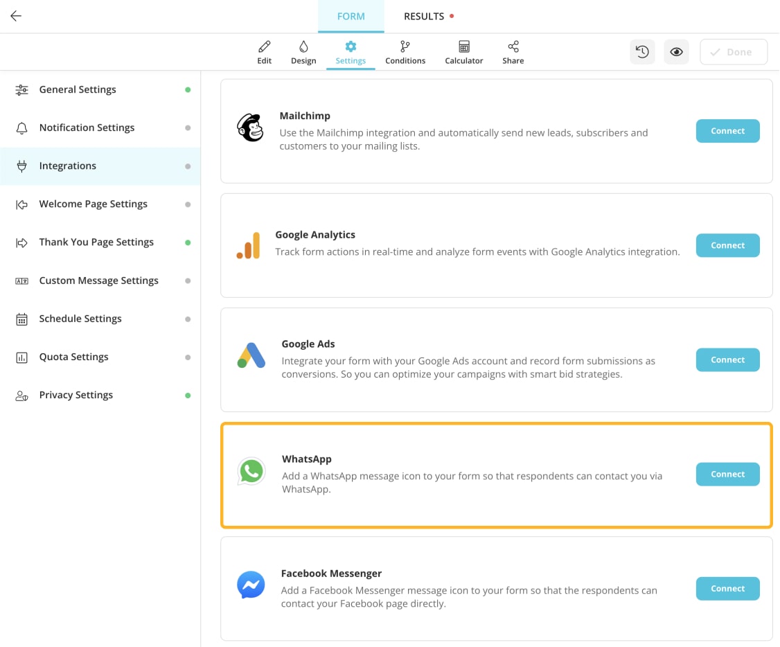 WhatsApp Integration | Help Center