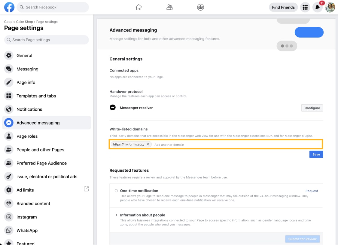 Facebook Messenger Integration | Help Center