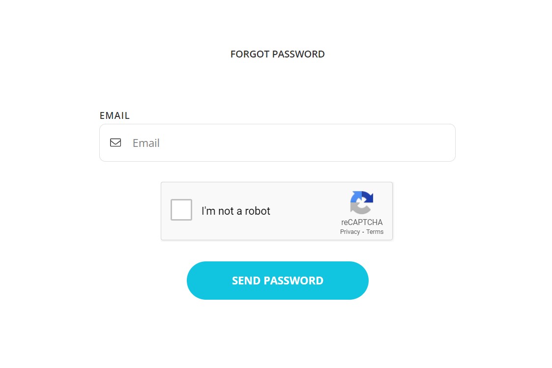 I forgot my password | Help Center